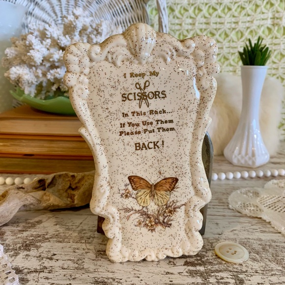 Wall Decor | Vintage Scissors Holder | Poshmark